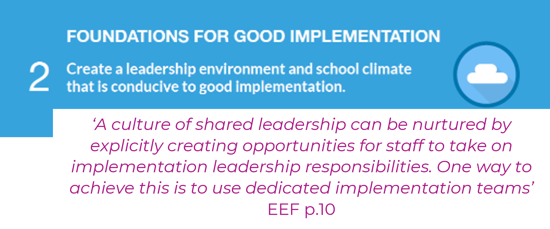 The EEF and Implementation: Metacognition and Self-regulated Learning ...