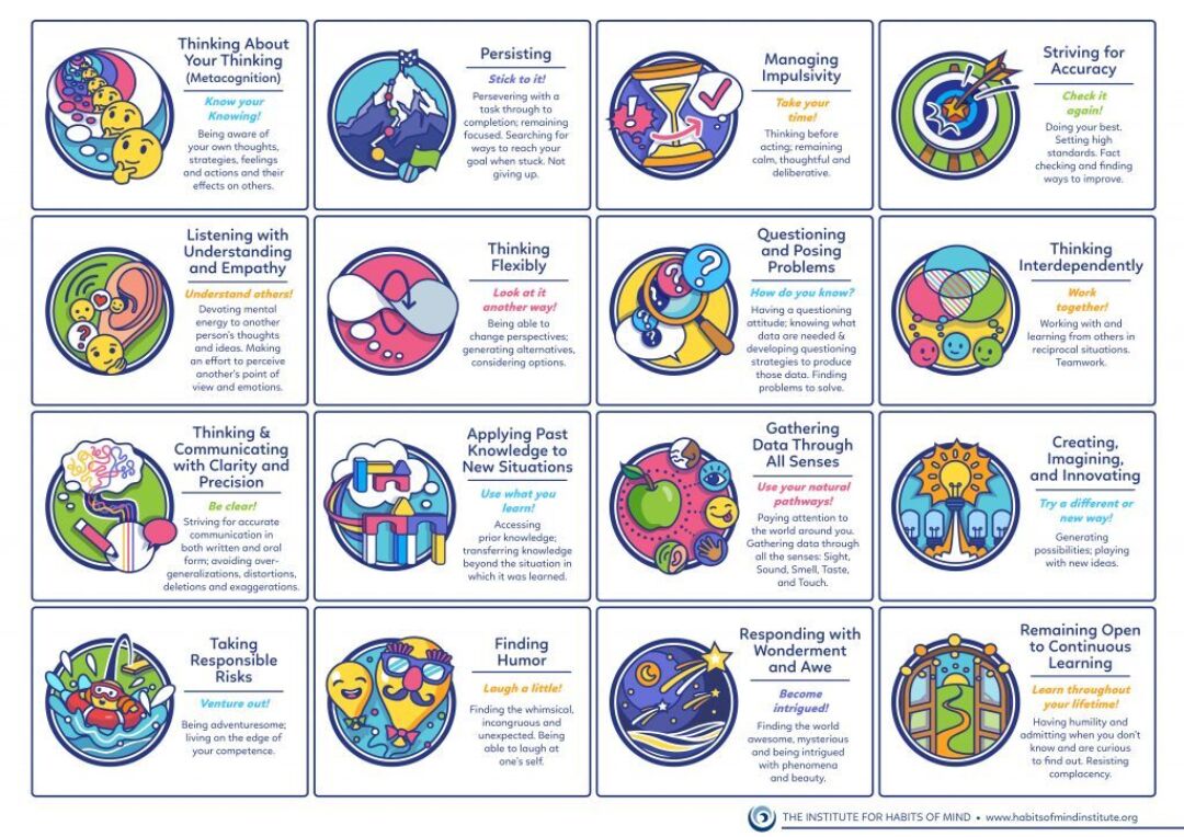 What are Habits of Mind? Are they a ‘metacognitive must’ for pupils? - Thinking Matters